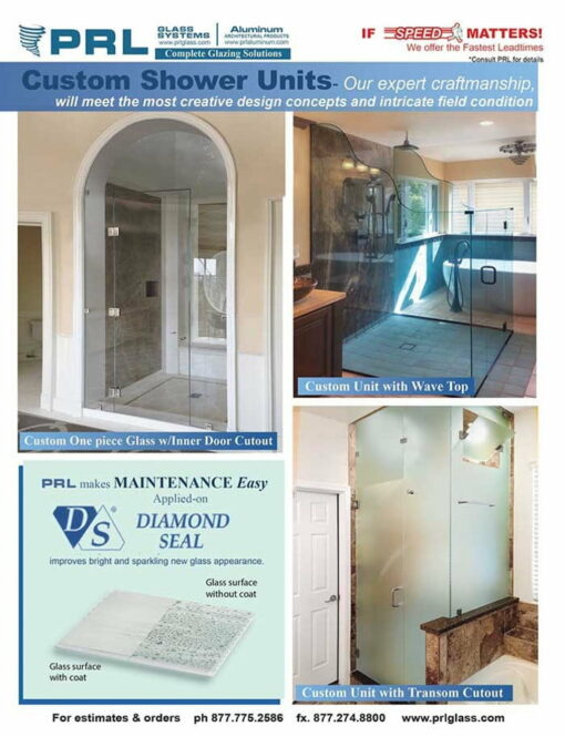 Shower units with a multitude of custom options for all design requirements