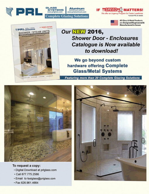 Don’t Miss Out on PRL’s Shower Enclosure Catalog!